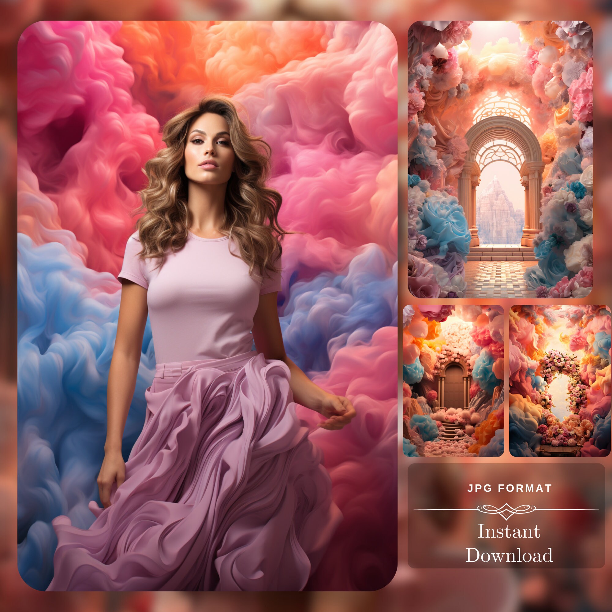 Stairway to Heaven Pastel Art: 35 Enchanting Overlays of Heavens Gate ...