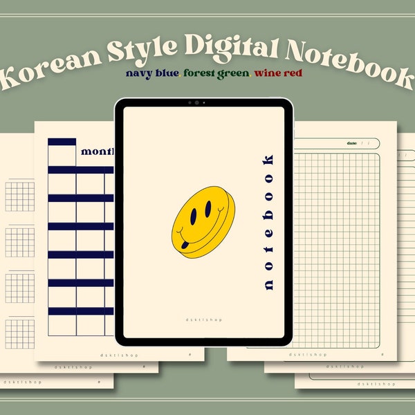 Korean Notebooks - Etsy