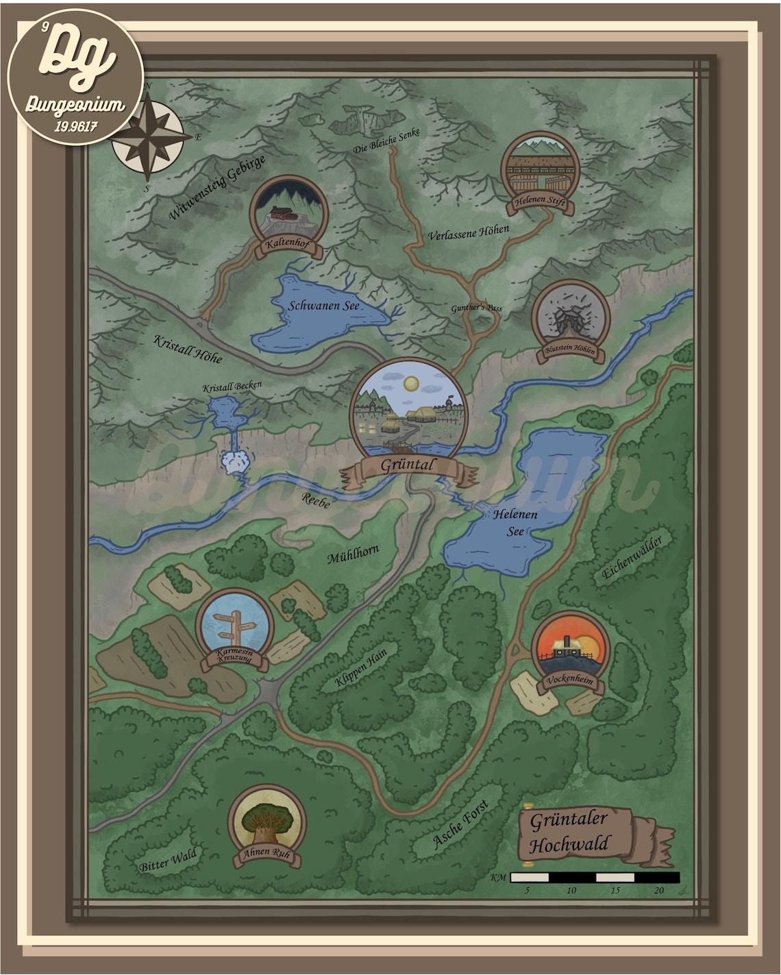 Hand-drawn Fantasy World Map Commission (digital) - Etsy