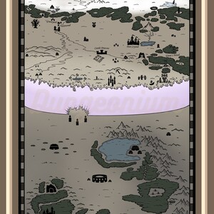 Hand-drawn Fantasy World Map Commission digital - Etsy