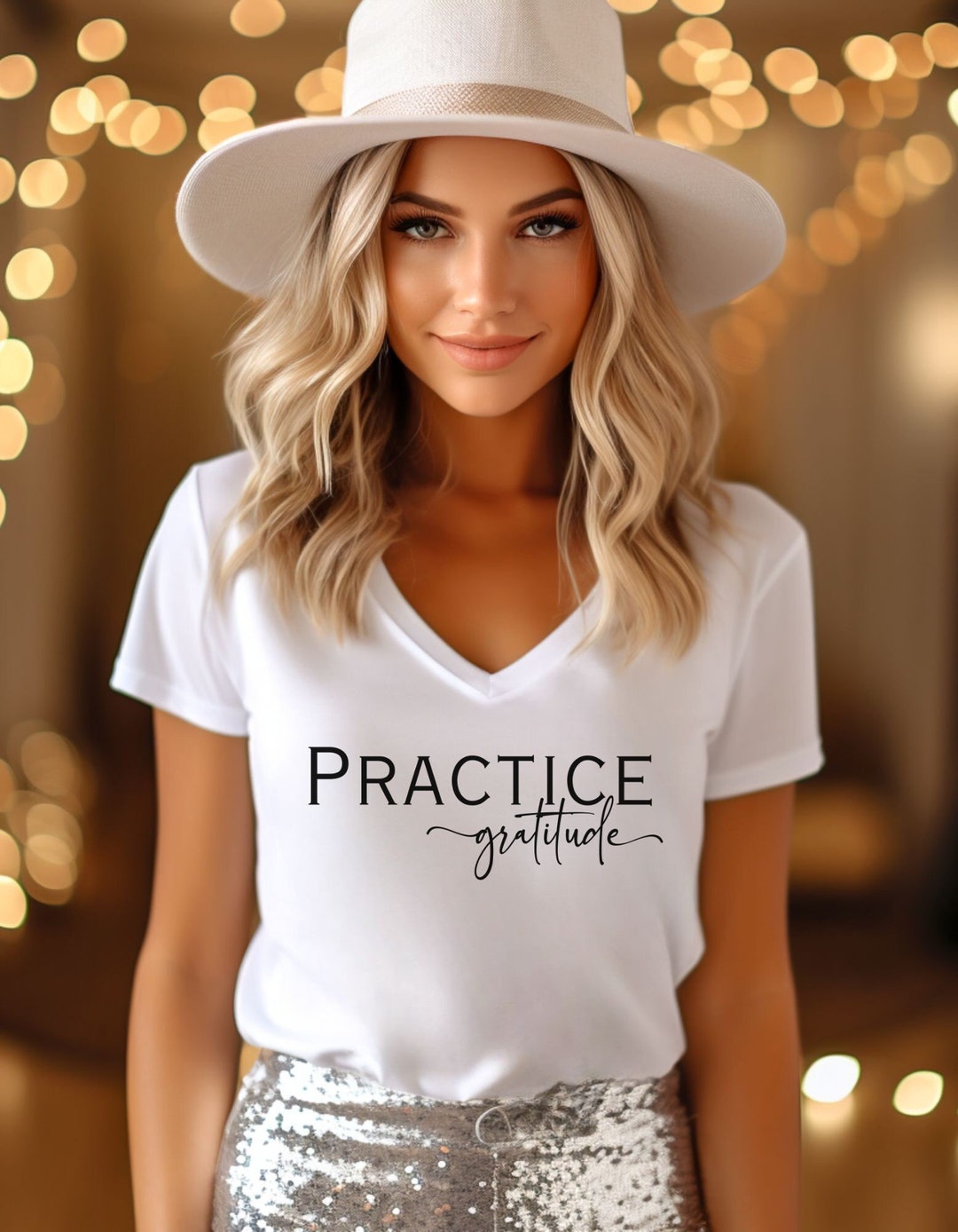 Practice Gratitude T-shirt, Positive Quote Shirts, Affirmation T-shirts ...