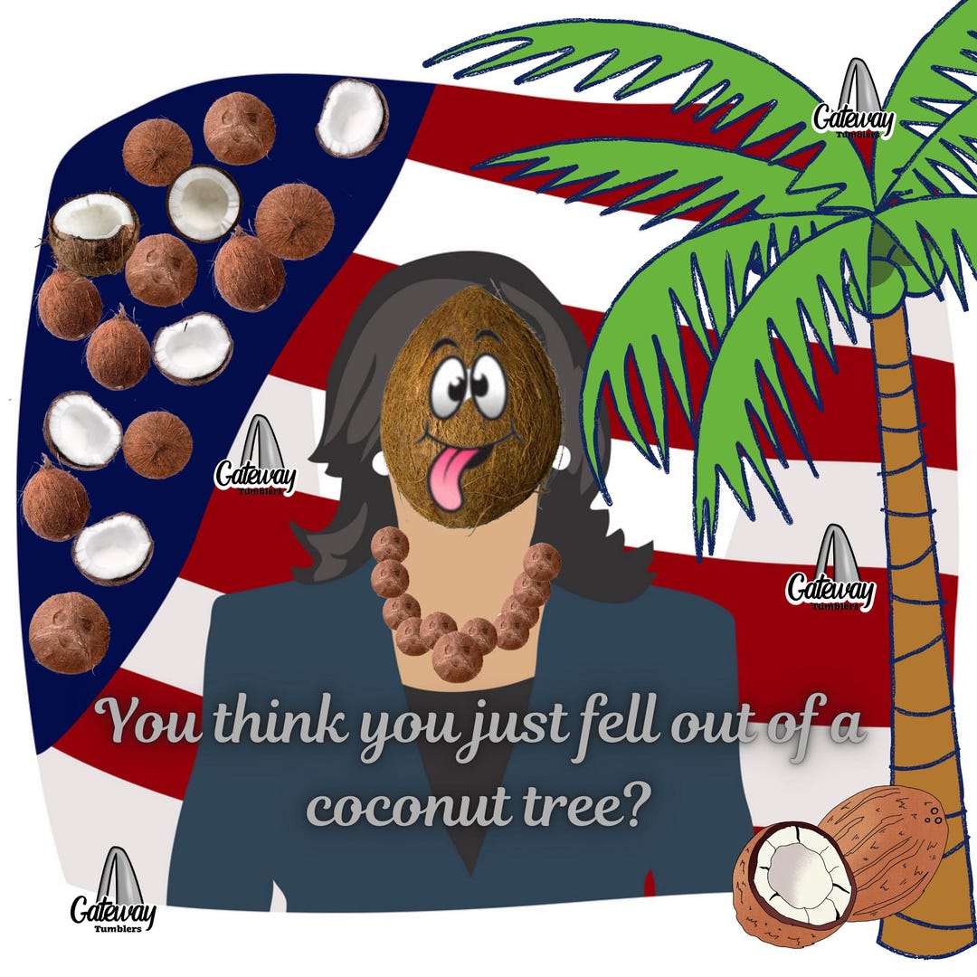 Kamala Harris / Coconut Tree 20oz Tumbler Digital File - Etsy