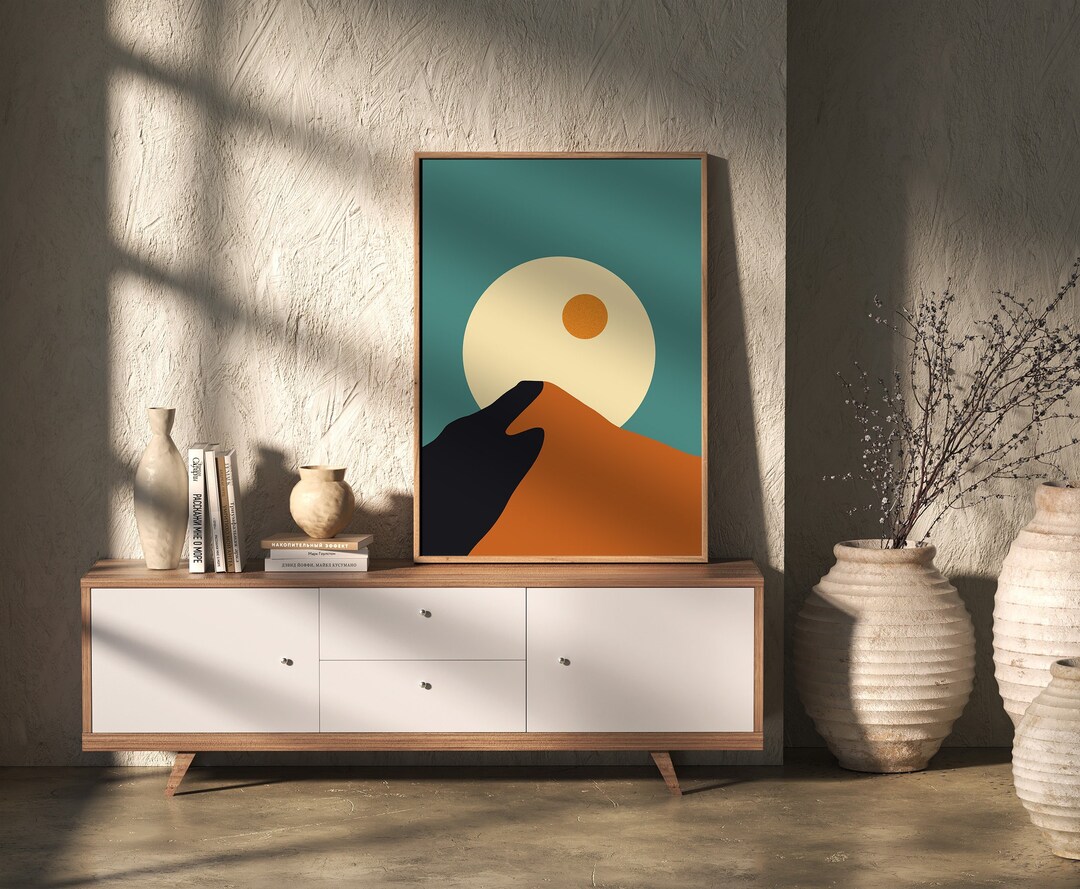 Boho Wall Art, Desert Landscape Poster, Desert Poster, Printable ...