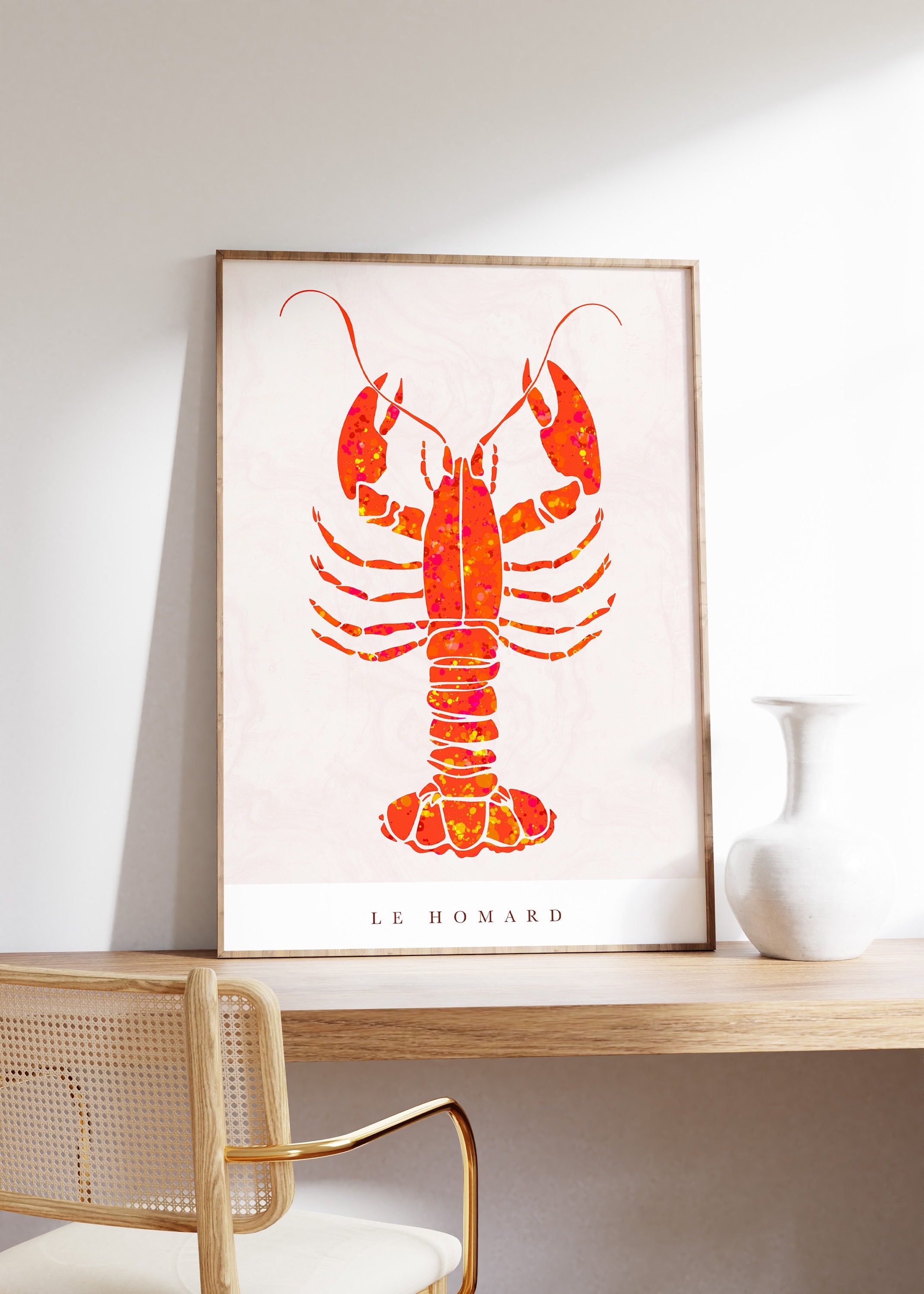 Lobster Poster, Lobster Poster, Kitchen Decoration, Kitchen Poster ...