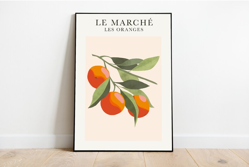 Impression du marché aux fruits, Affiche de fruits, Galerie botanique ...