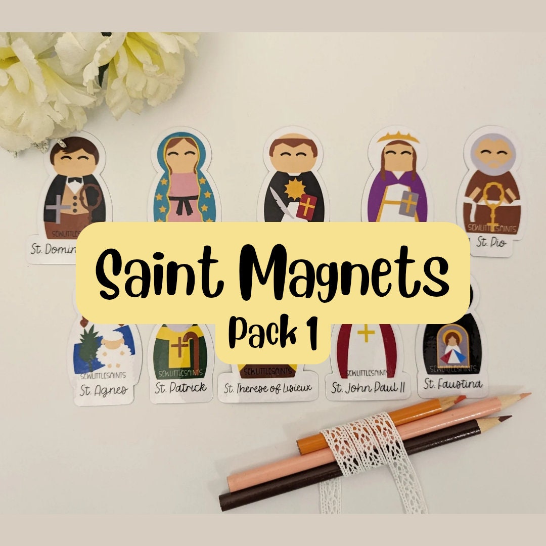 Saint Decor Magnet (pack 1) -10 Magnets/pack, Locker Magnet, Fridge ...