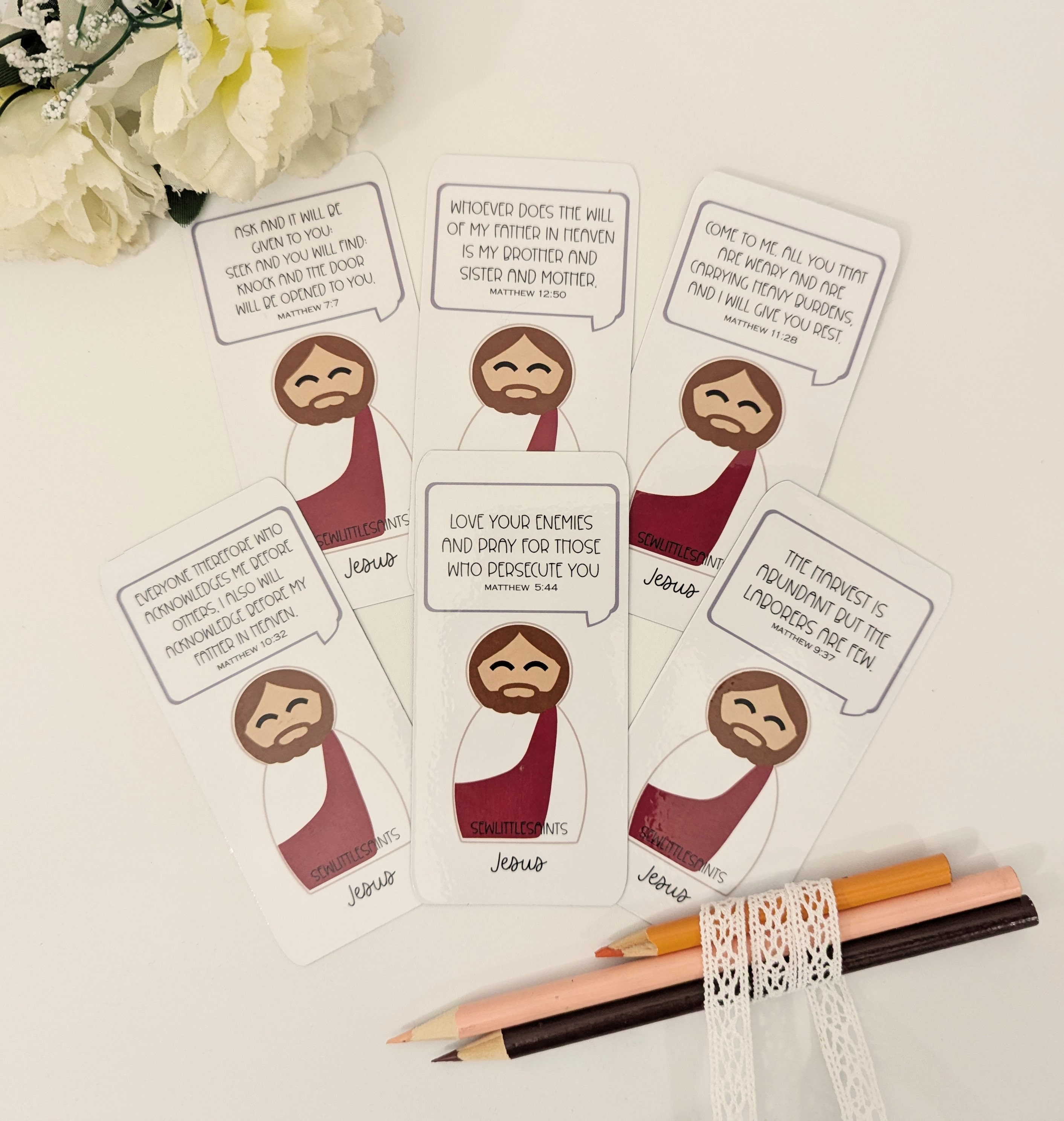 Jesus Decor Magnet -6 Magnets/pack, Locker Magnet, Fridge, Bible Verse ...