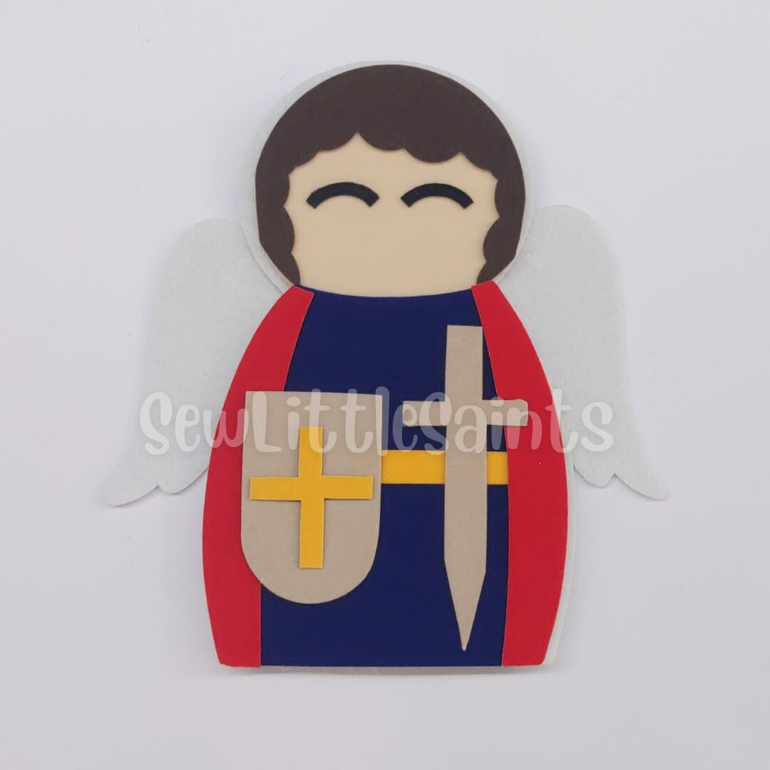 St. Michael the Archangel Felt Craft Sewing Kit, Sew-your-own Saint ...