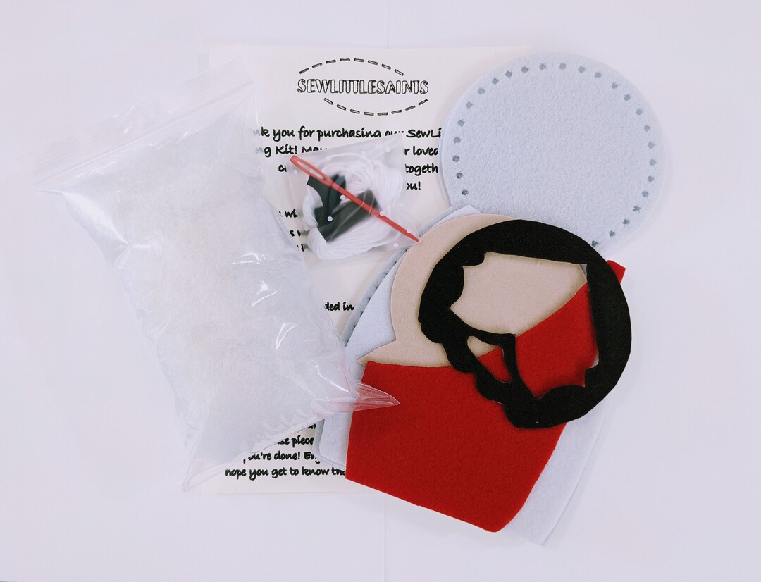 Jesus Felt Craft Sewing Kit, Sew-your-own Kit, Jesus Stuffed Toy ...