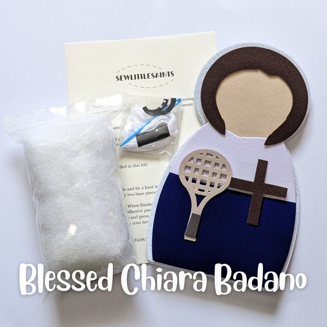 Blessed Chiara Badano Felt Craft Sewing Kit, SEW-YOUR-OWN, Saint ...
