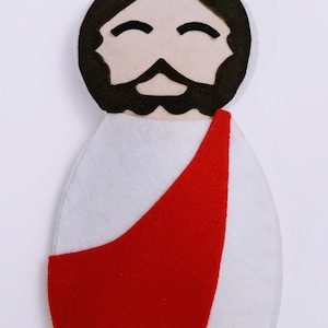 Jesus Felt Craft Sewing Kit Sew-your-own Kit Jesus Stuffed - Etsy