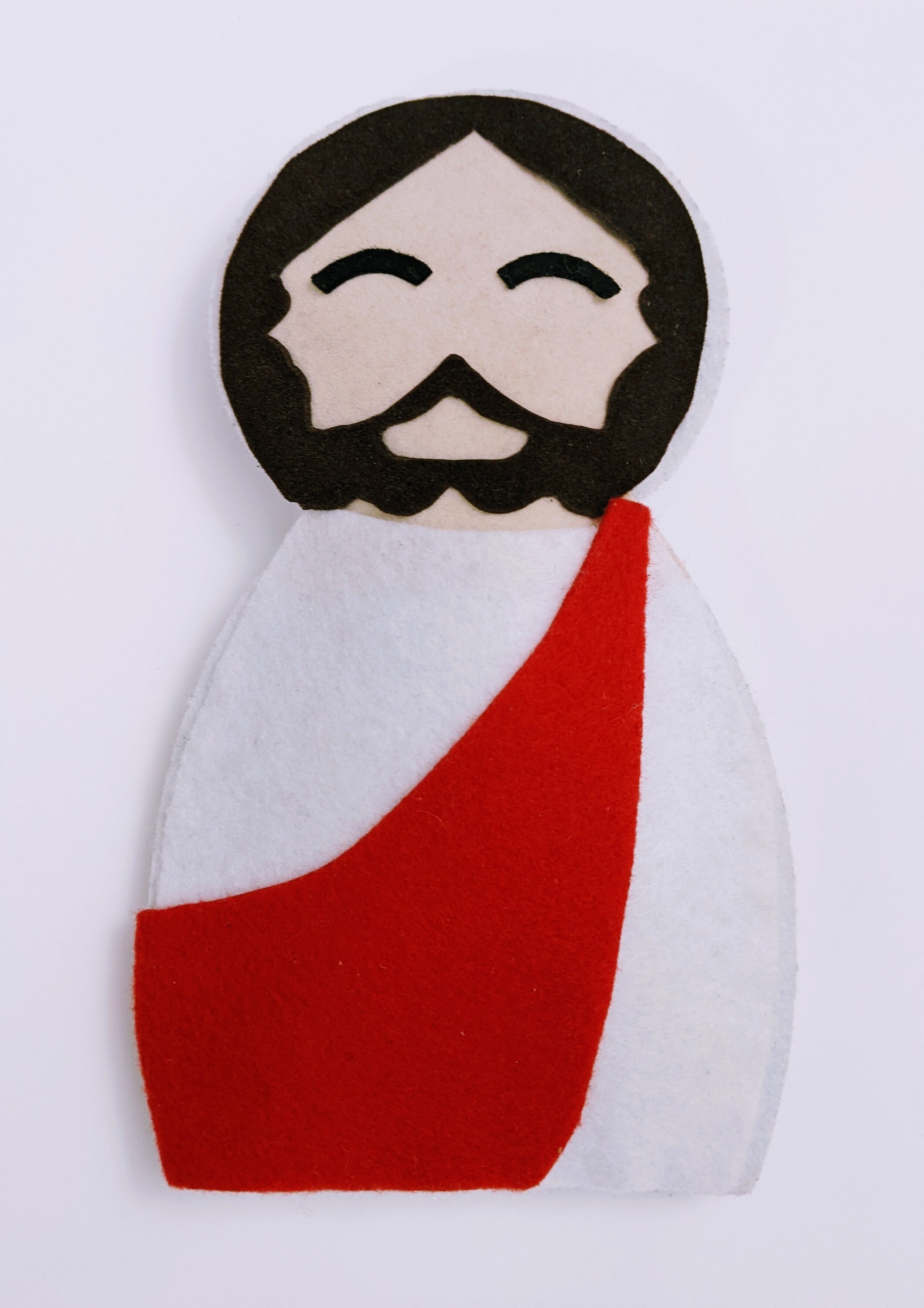 Jesus Felt Craft Sewing Kit, Sew-your-own Kit, Jesus Stuffed Toy ...
