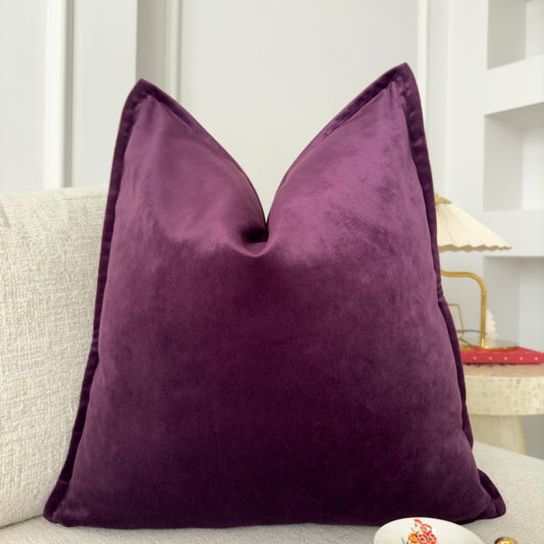 Purple Pillows - Etsy