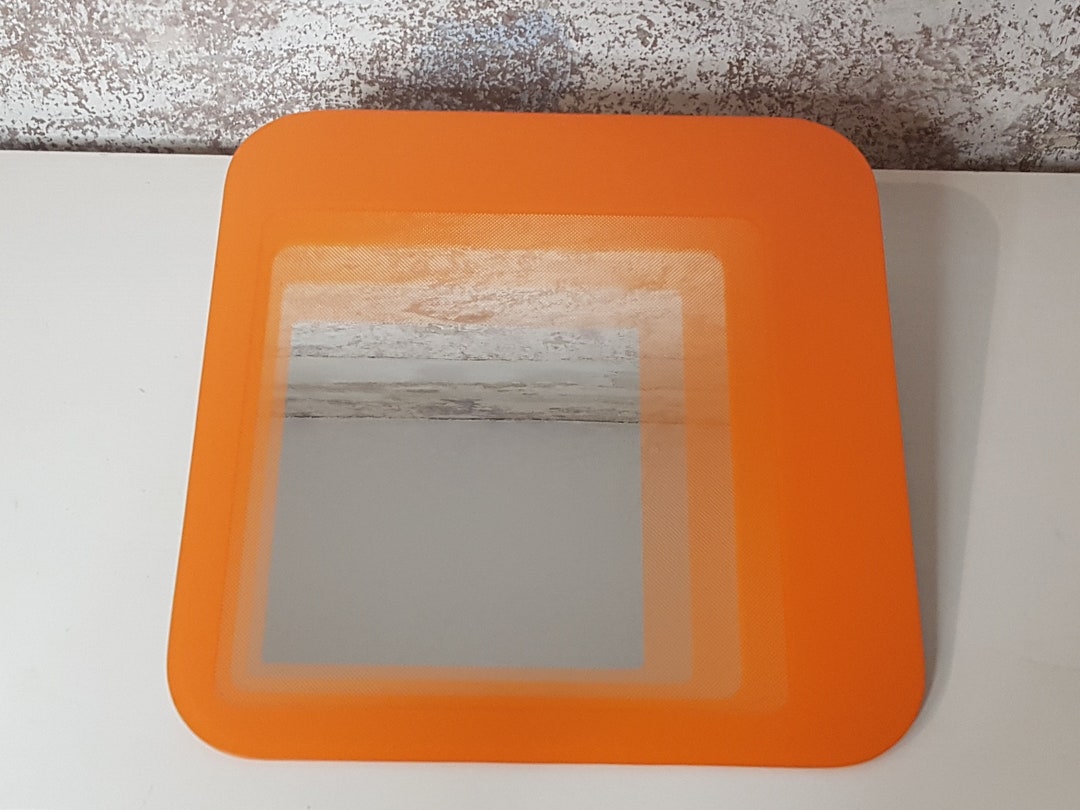 IKEA Hylkje Vintage Orange Mirror 70s' Styles - Etsy