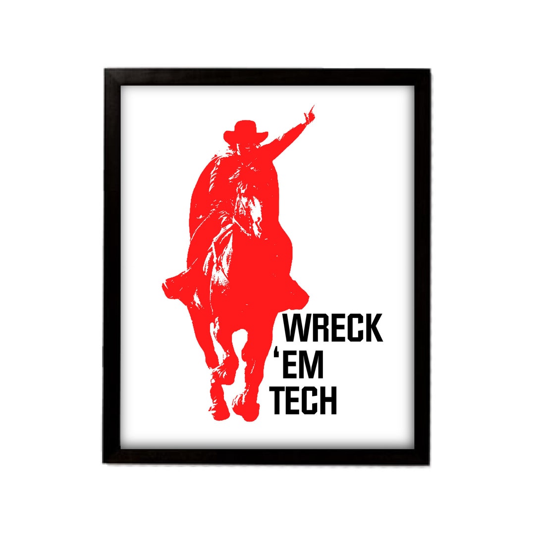 Texas Tech Red Raider - Wreck Em - Etsy