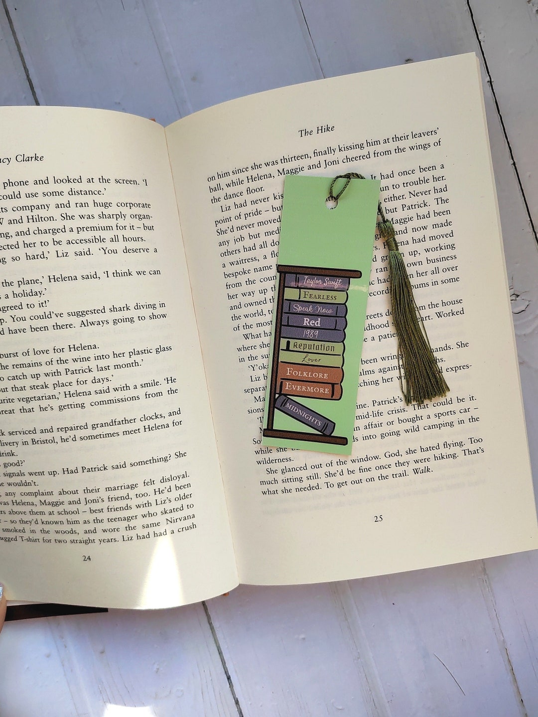 Taylor Swift Inspired Bookmark, Swiftie Bookmark, Book Club Gifts ...