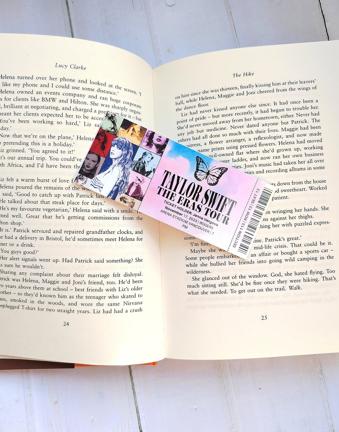Taylor Swift Inspired Bookmark Swiftie Bookmark the Eras - Etsy