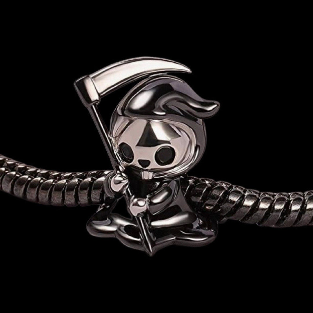 Cute Grim Reaper Charm - Etsy
