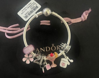 Pandora Bracelet With 30th Birthday Themed Charms - Etsy