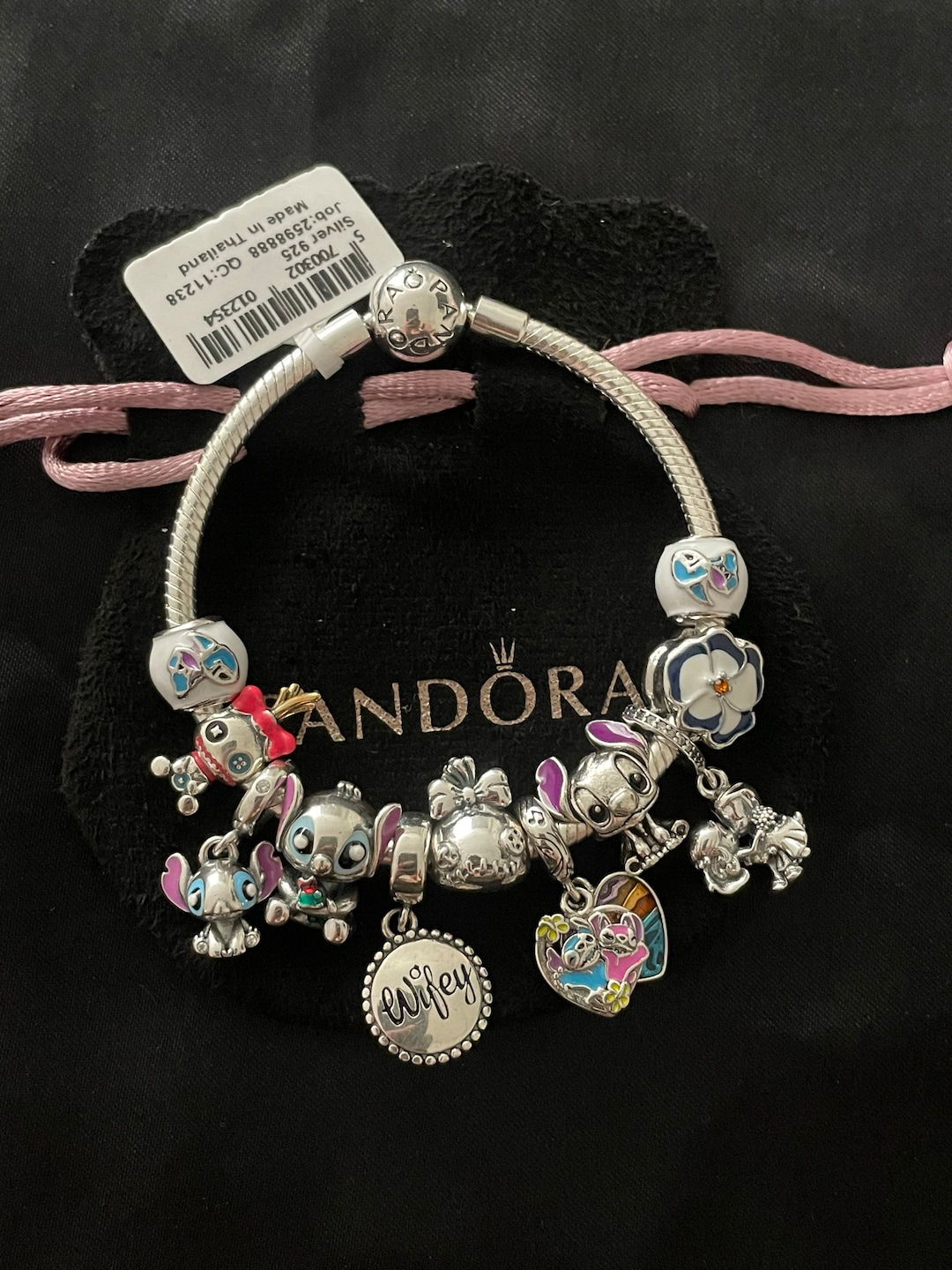 Pandora Bracelet With Wife and Character Themed Charms - Etsy