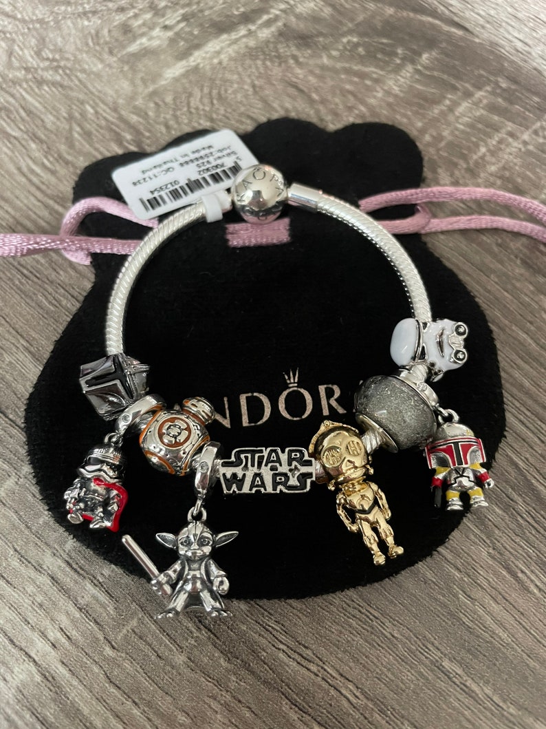 Pandora Bracelet With Character Themed Charms - Etsy