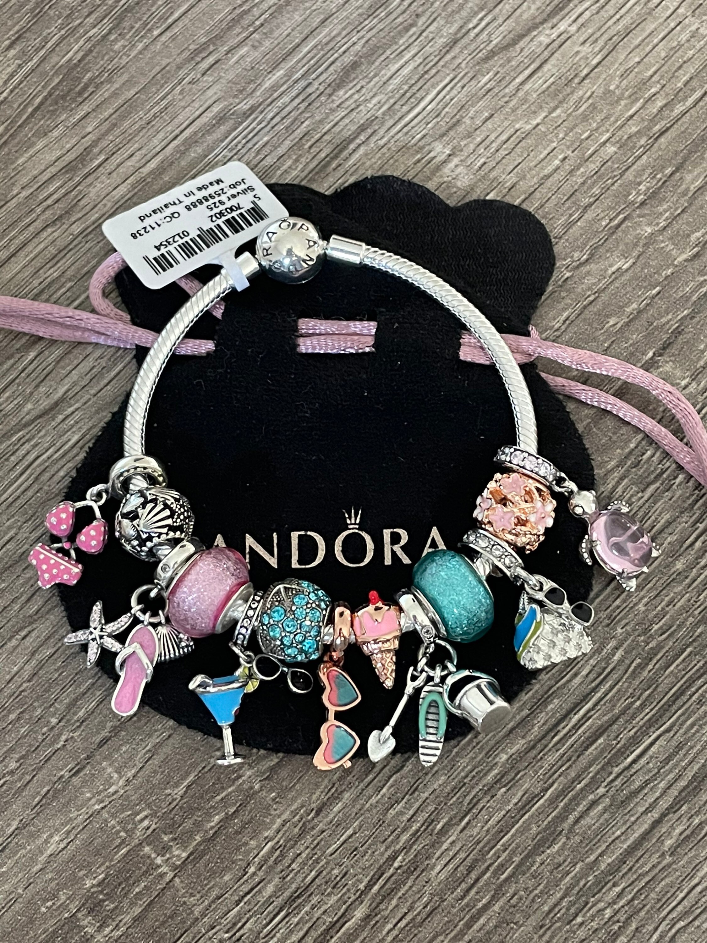 Virginia Tech Pandora Bead