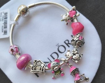 Pandora Bracelet With Character Themed Charms - Etsy