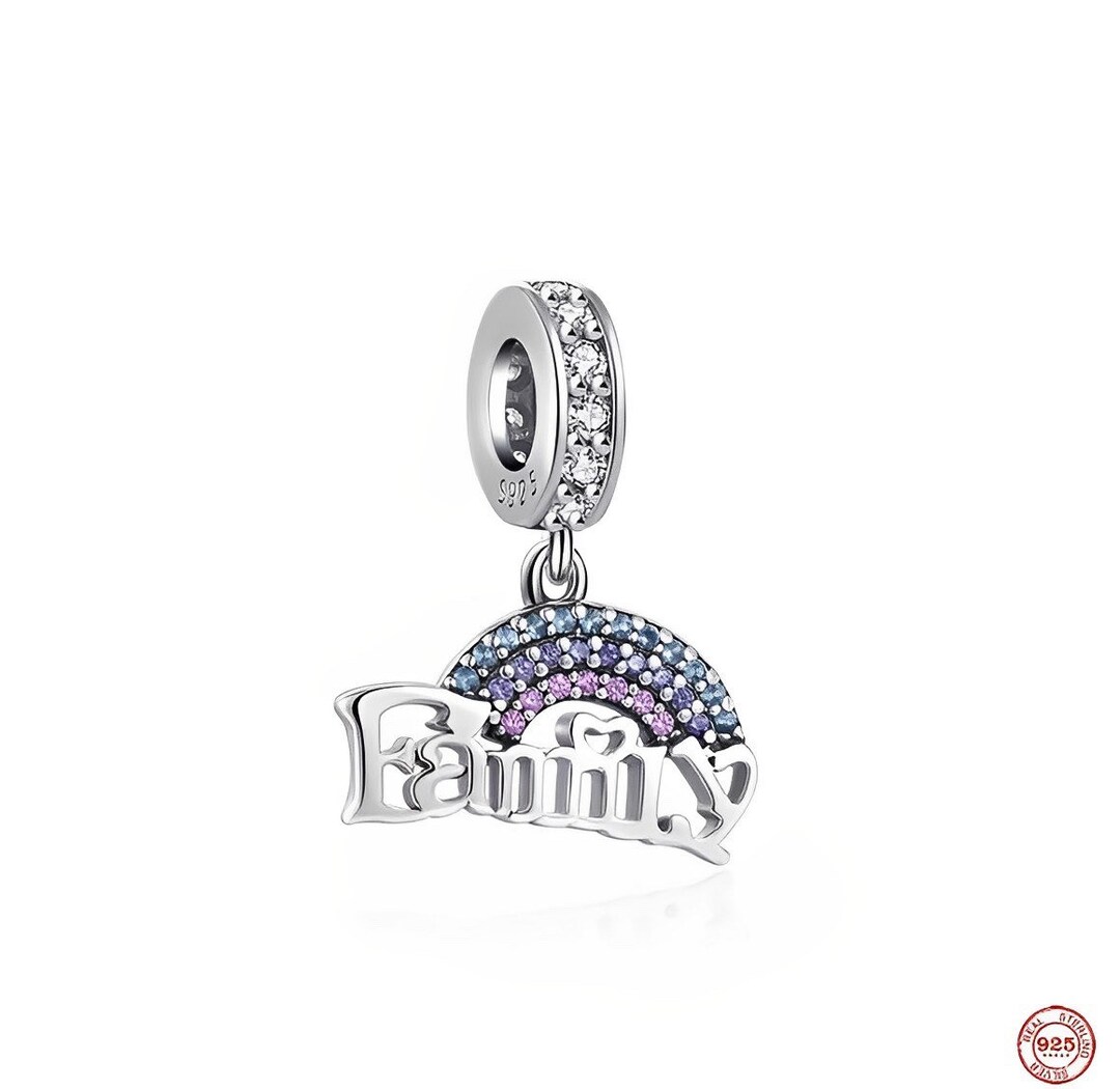 Pandora Family Rainbow Charm - Etsy