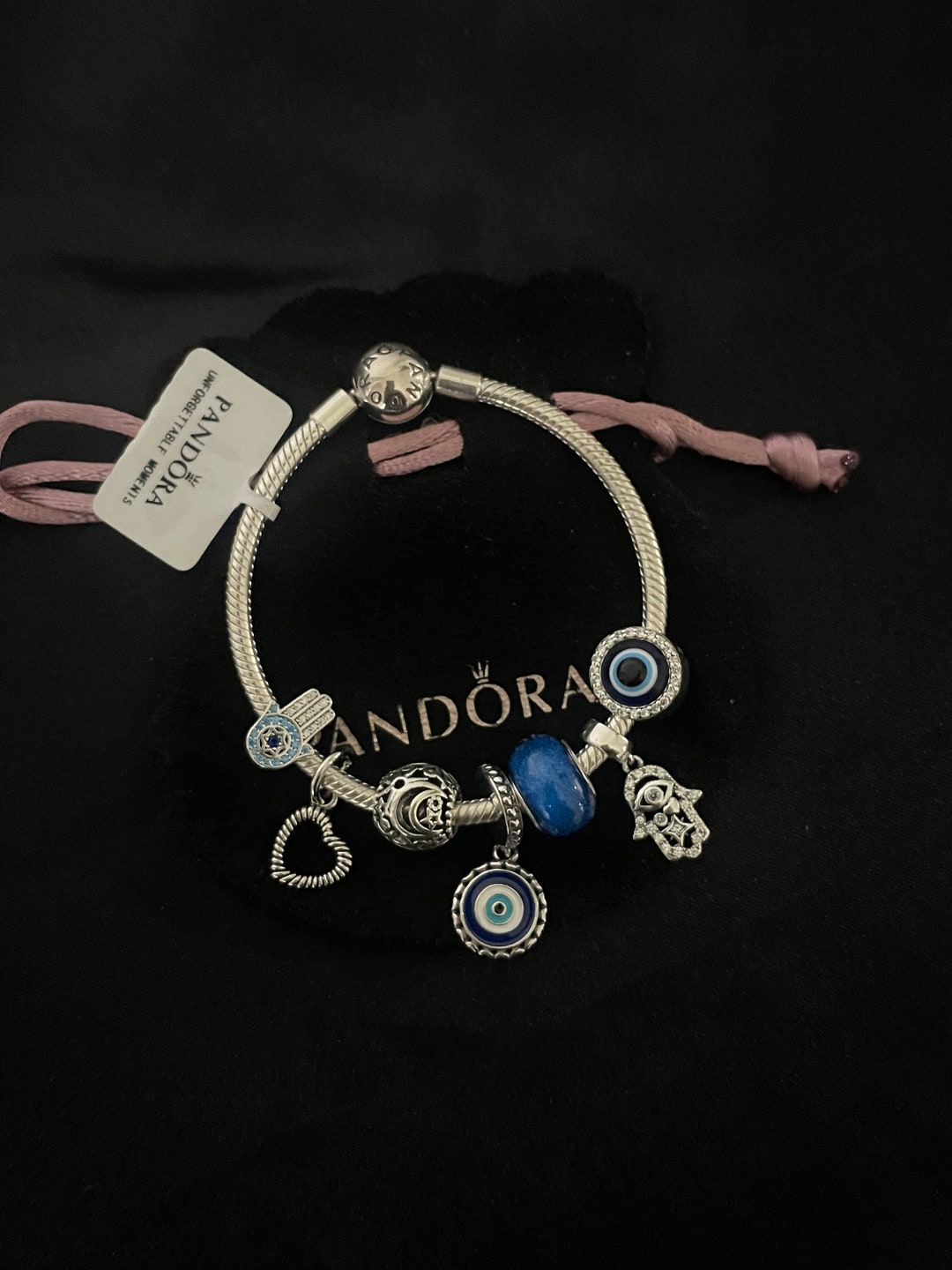 Pandora Bracelet With Hamsa Themed Charms - Etsy