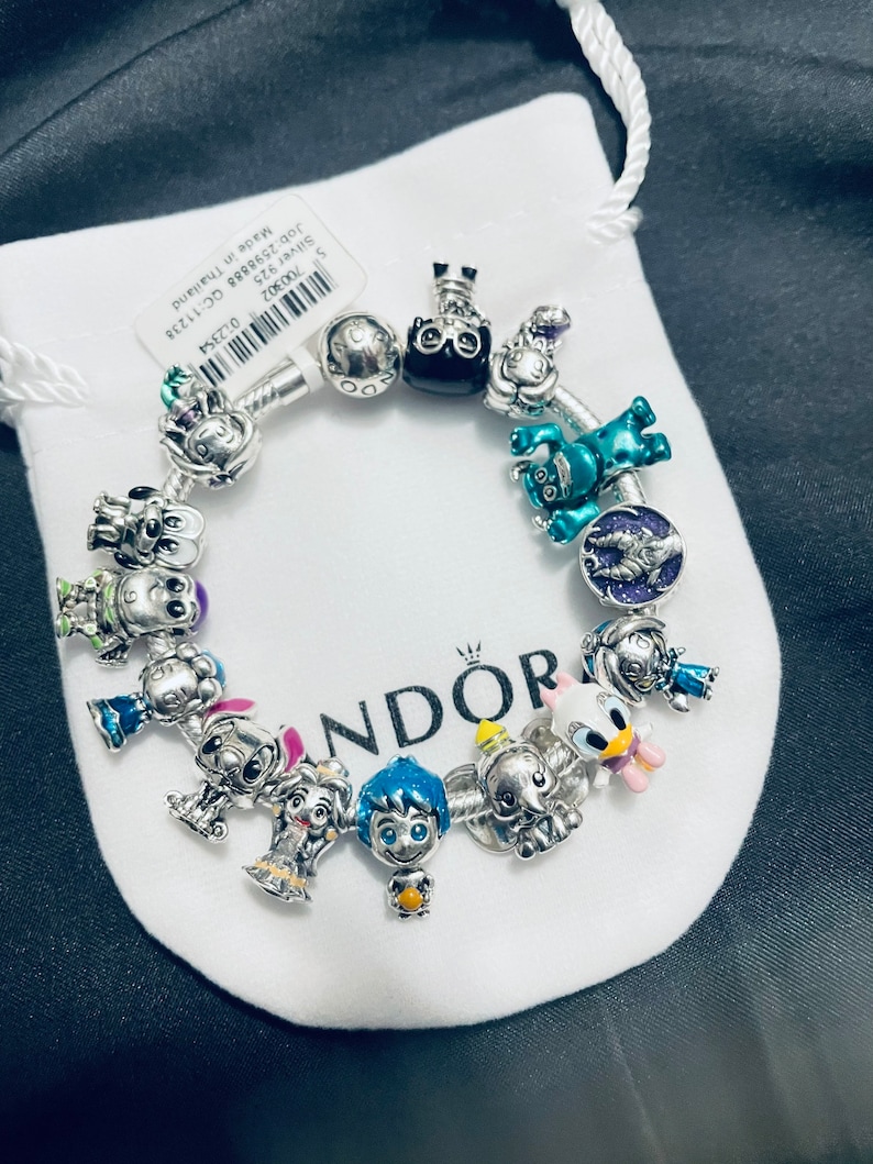 Pandora Bracelet With Character Themed Charms - Etsy