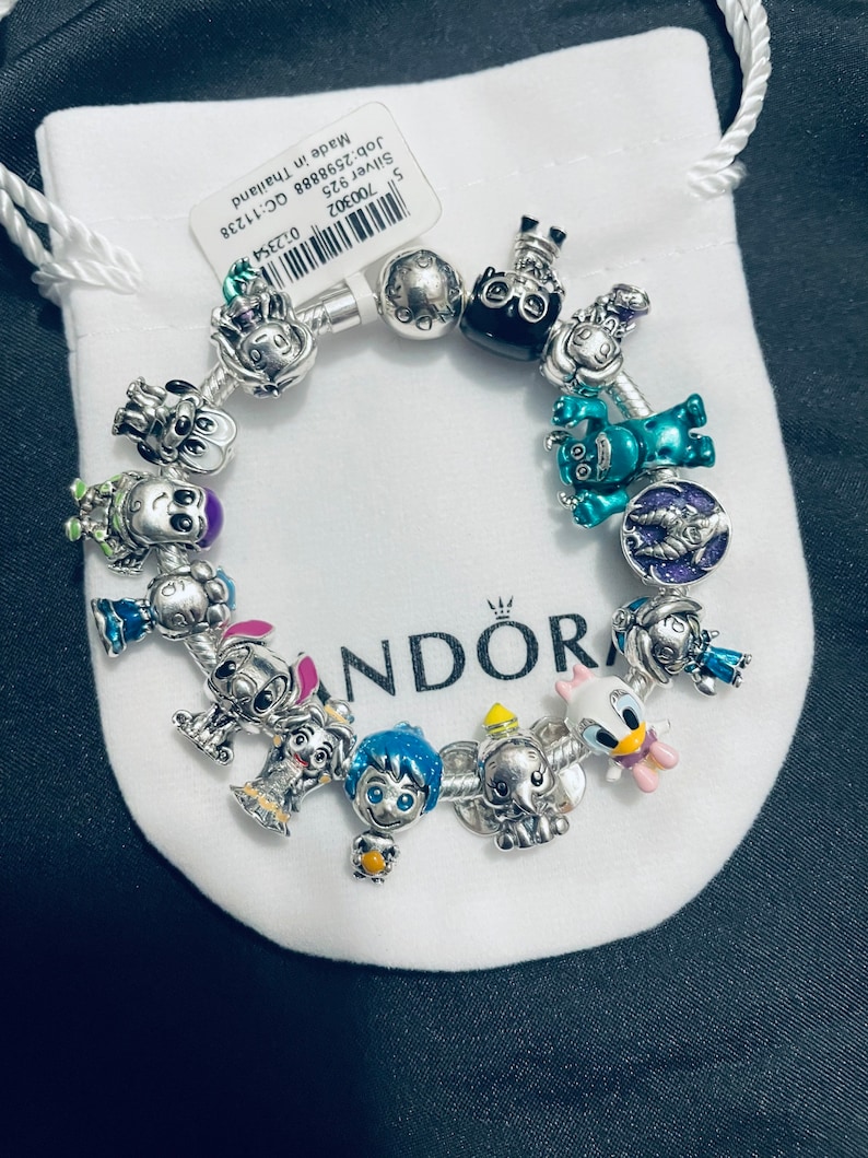 Pandora Bracelet With Character Themed Charms - Etsy
