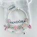 Pandora Bracelet With Pink Themed Charms - Etsy