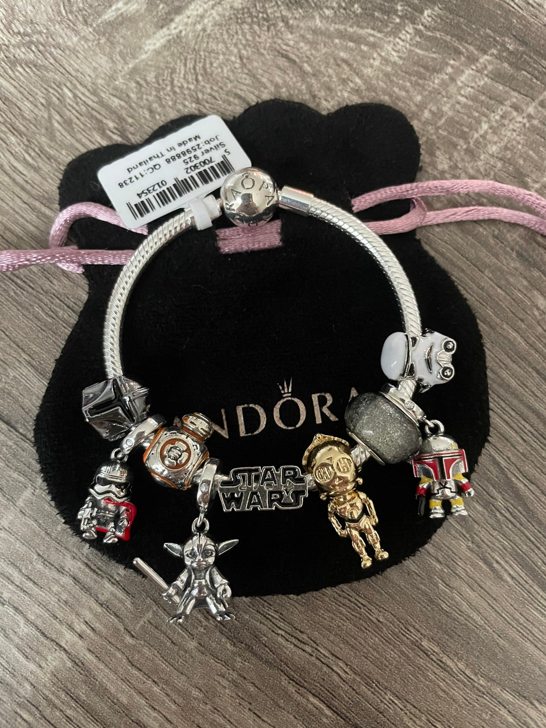 Pandora Bracelet With Character Themed Charms - Etsy