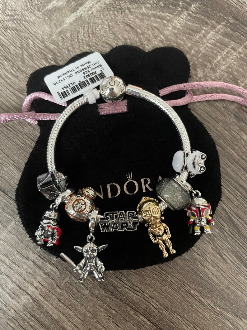 Pandora Bracelet With Character Themed Charms - Etsy