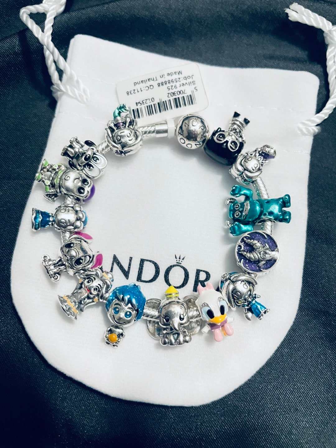 Pandora Bracelet With Character Themed Charms - Etsy