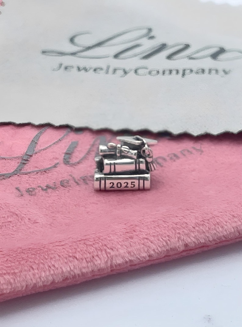 Class of 2025 Graduation Charm 925 Sterling Silver - Etsy