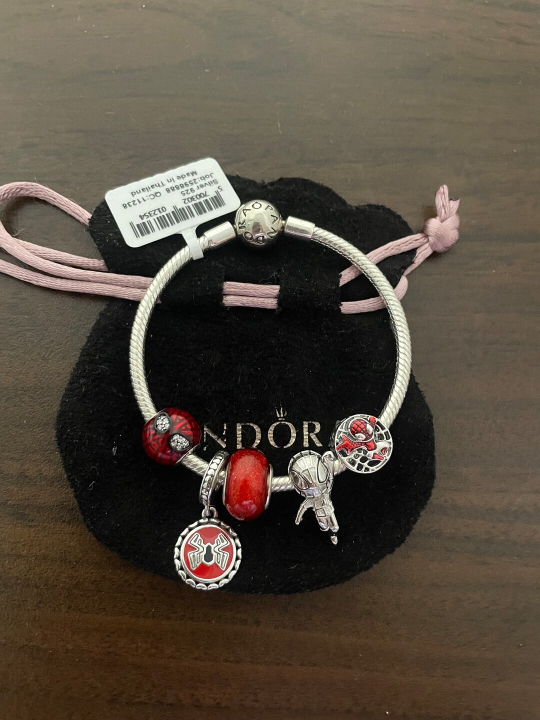 Pandora Bracelet With Superhero Themed Charms - Etsy