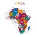Digital Map of Africa With African Currencies. - Etsy