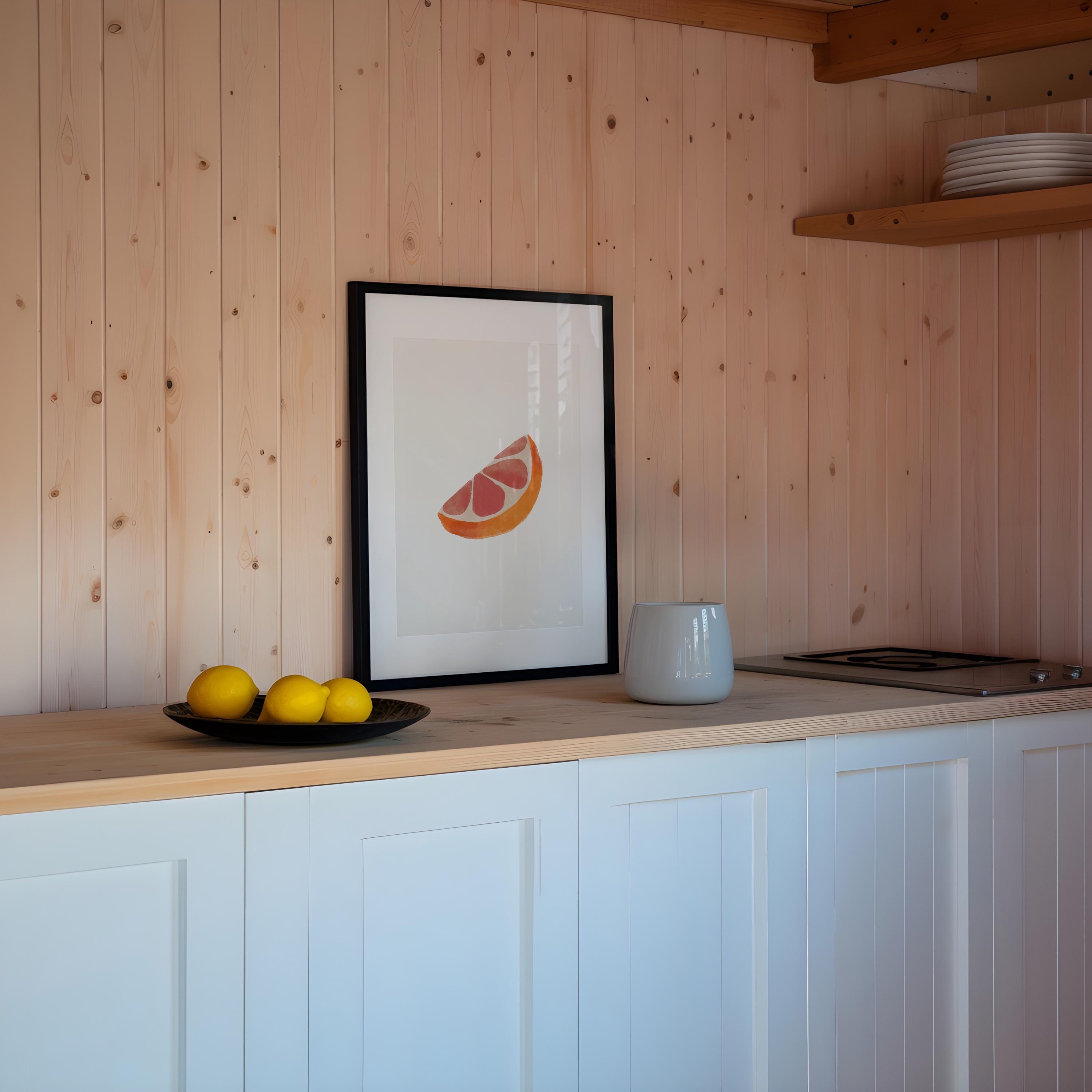 Watercolor Orange Print, Citrus Fruit Wall Art, Kitchen & Dining Decor ...
