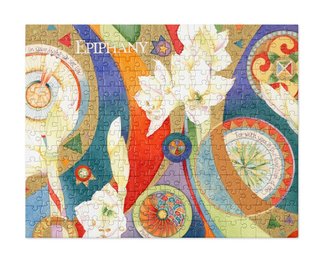 Jigsaw Art Puzzle Epiphany, Print From Watercolor, Art Gift - Etsy