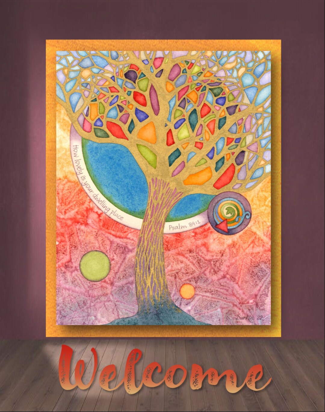 Sacred Welcome Aluminum Print 12x16 From - Etsy