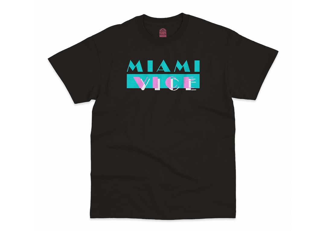Miami Vice T-shirt, 80s Retro TV Series, Unisex Crewneck - Etsy