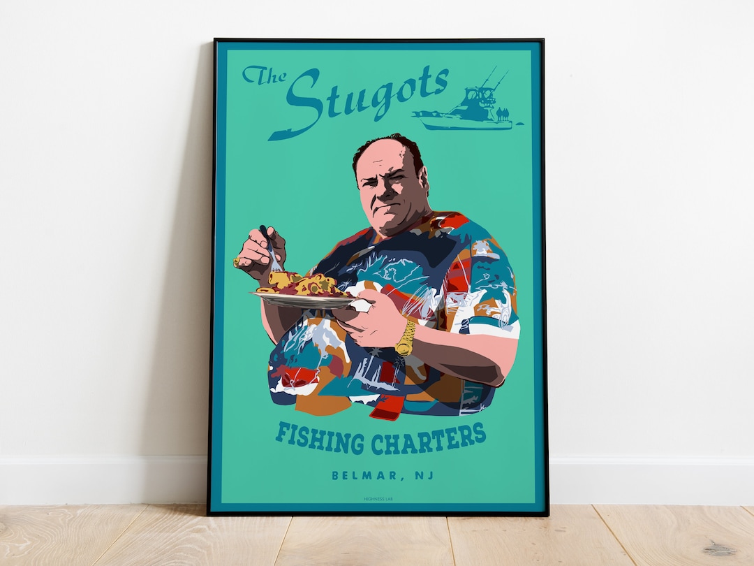 Tony Soprano on His Boat the Stugots, the Sopranos, James Gandolfini ...