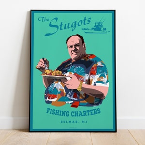 Tony Soprano on His Boat the Stugots, the Sopranos, James Gandolfini ...