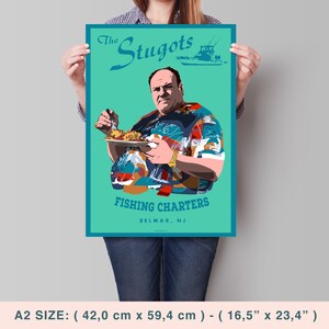 Tony Soprano on His Boat the Stugots, the Sopranos, James Gandolfini ...