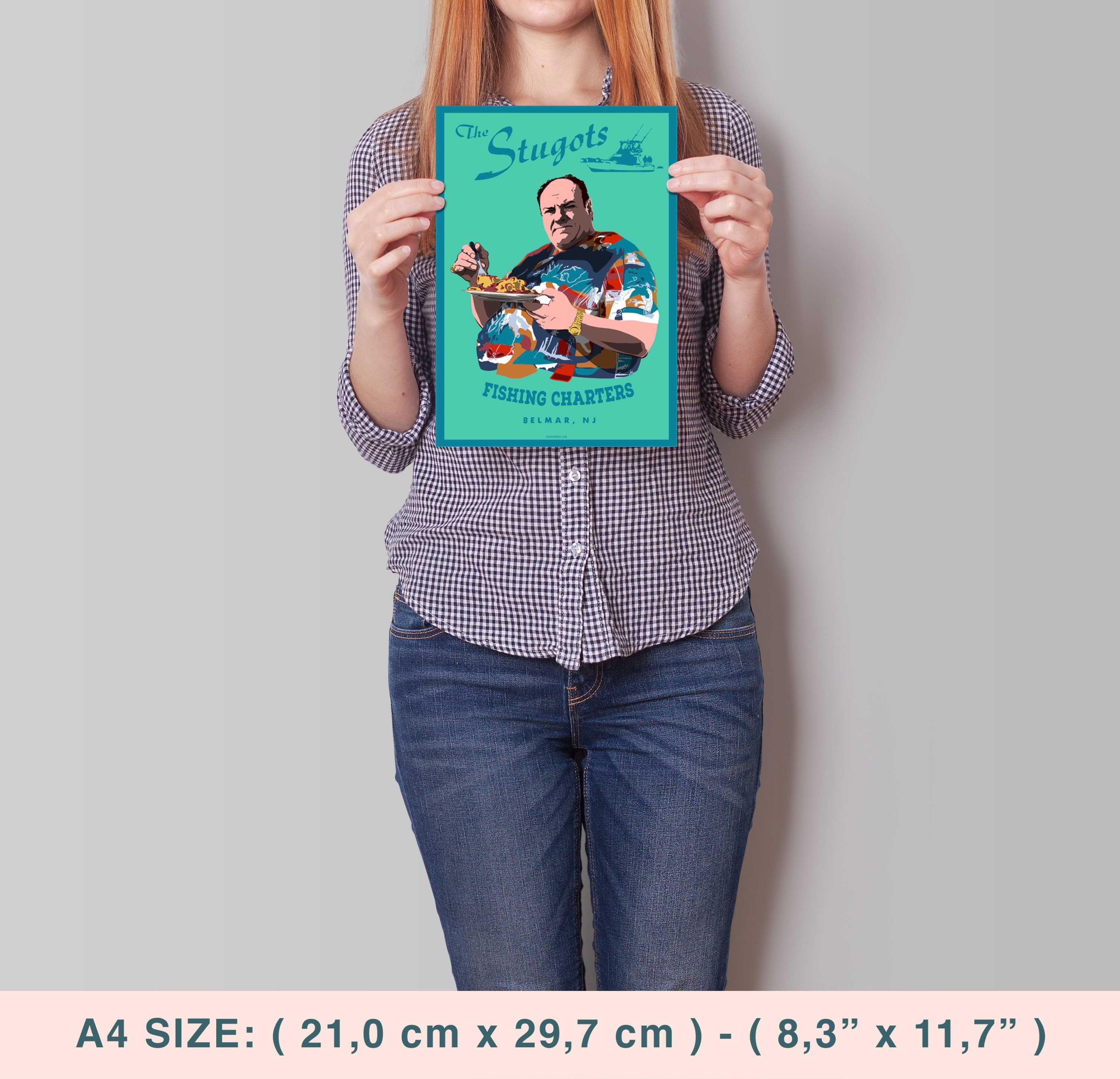 Tony Soprano on His Boat the Stugots, the Sopranos, James Gandolfini ...