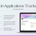 Job Applications Tracker Notion Template Digital Resume Digital ...