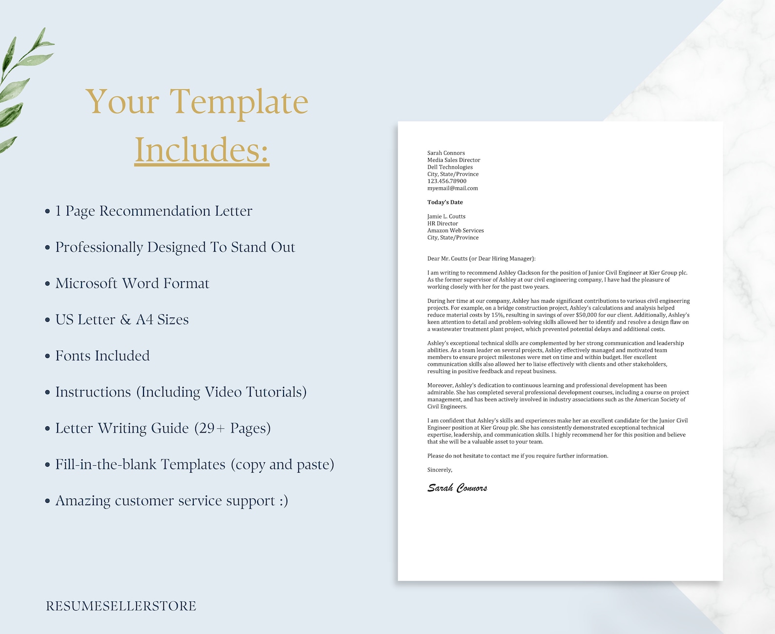 Simple Recommendation Letter Template, Letter of Recommendation ...