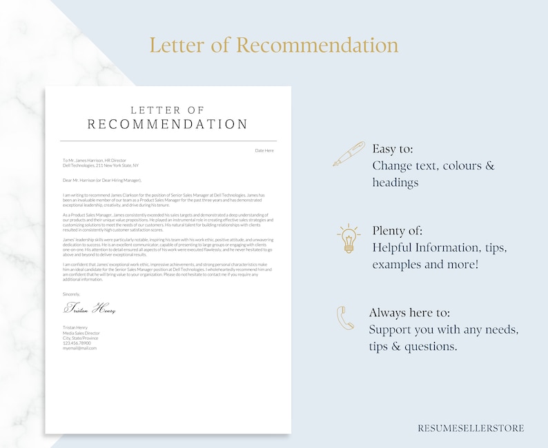 Personal Reference Letter Template, Recommendation Letter Template ...