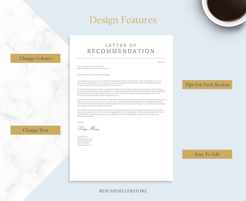 Personal Reference Letter Template, Recommendation Letter Template ...